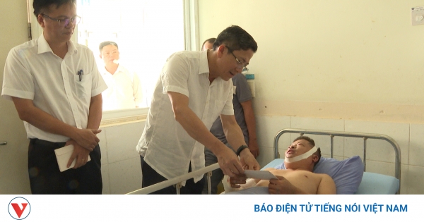 Lãnh đạo tỉnh Quảng Nam thăm hỏi nạn nhân sau sự cố nổ ở nhà máy nam châm